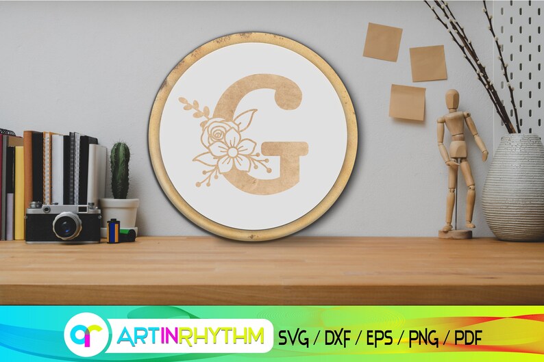 Letter G Svg Floral Letter G Alphabet Svg Letter Svg | Etsy