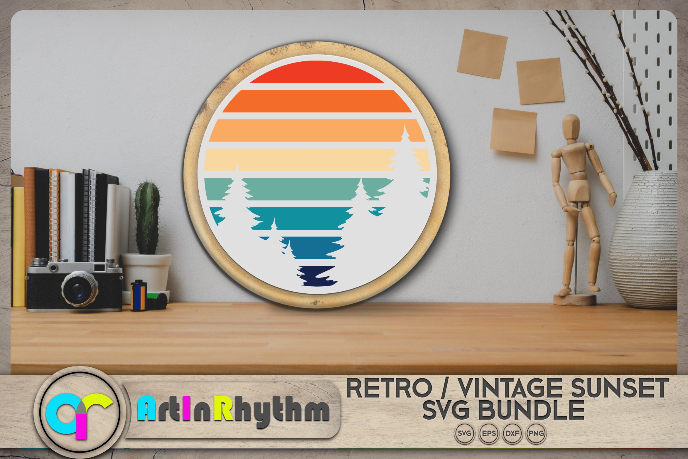 50 Sunset SVG Bundle Vintage Retro Sunset SVG Retro Vintage - Etsy