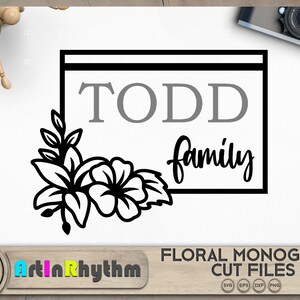 Family Monogram Svg Monogram Svg Family Name Svg Porch Sign - Etsy