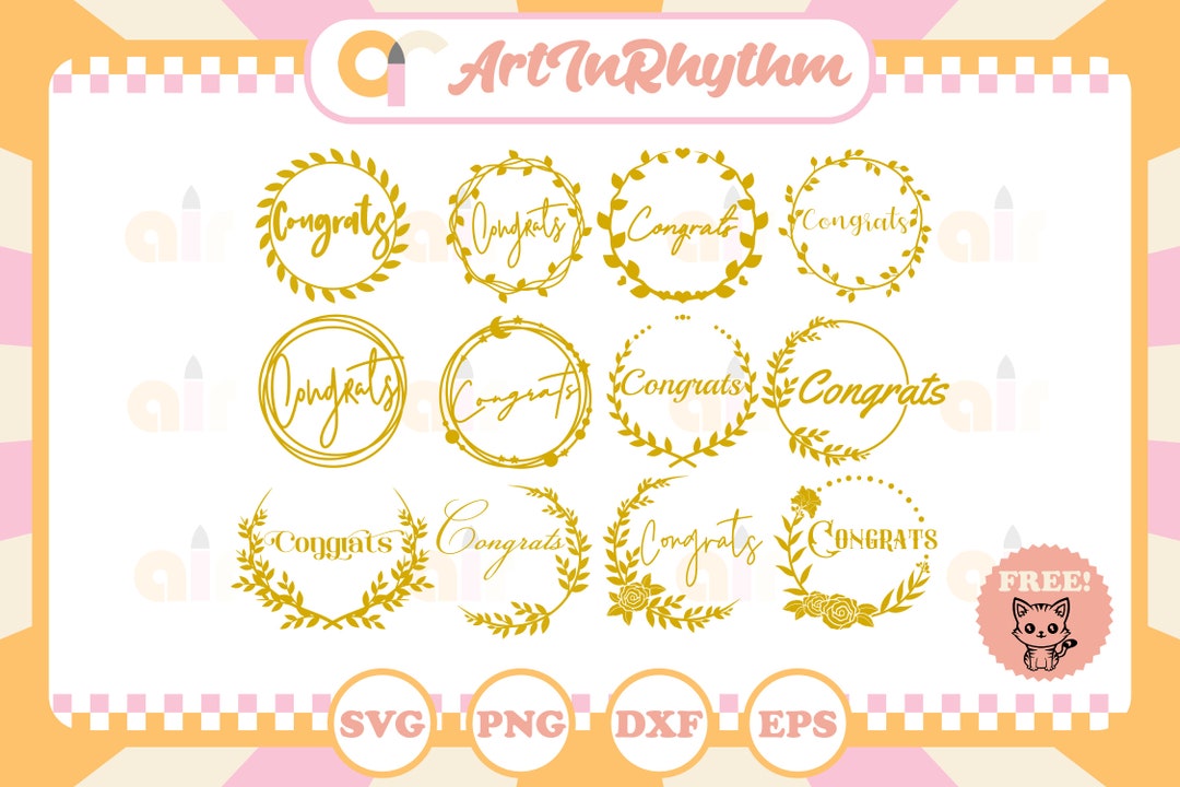 Congrats Svg Bundle, Congratulation Svg Bundle, Congratulation Svg ...