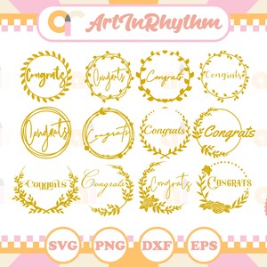 Congrats Svg Bundle, Congratulation Svg Bundle, Congratulation Svg ...