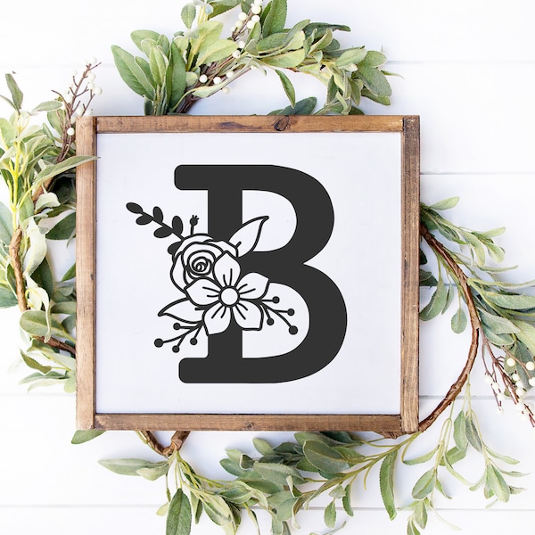 Letter B Svg - Etsy