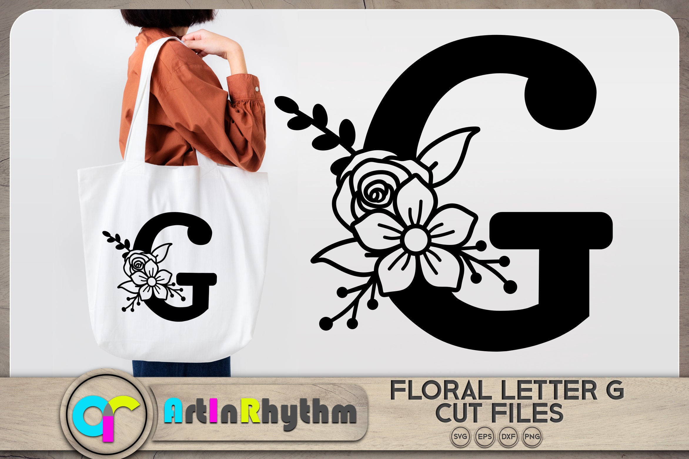 Letter G Svg Floral Letter G Alphabet Svg Letter Svg - Etsy