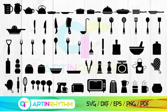 Kitchen Svg Kitchen Svg Bundle Kitchen Utensils Svg Kitchen | Etsy