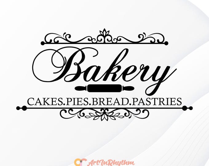 Homemade Bakery Svg, Farmhouse Bakery Sign SVG, Bakery Always Fresh ...