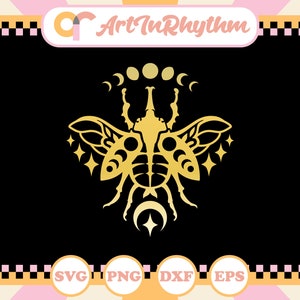 Celestial Svg Celestial Beetle Svg Magical Beetle Svg Boho - Etsy