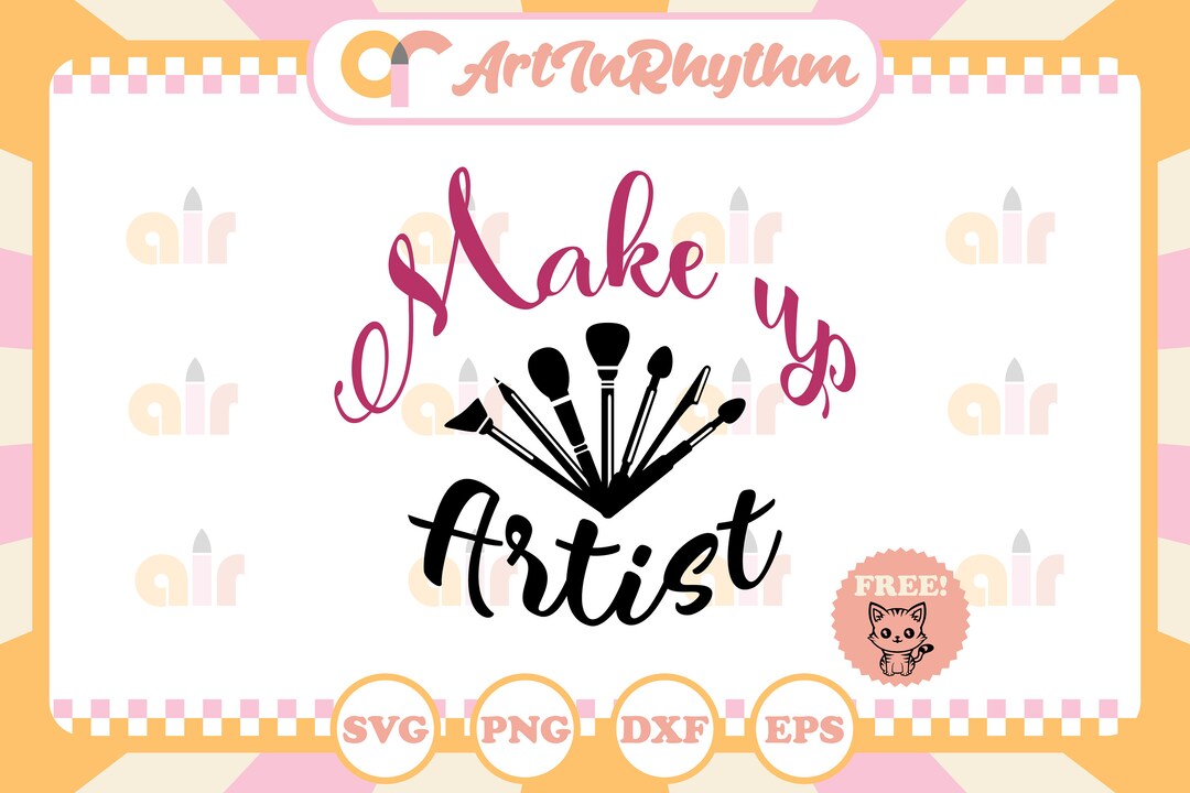 Make up Artist Svg Make up Svg Cosmetic Svg Make up - Etsy