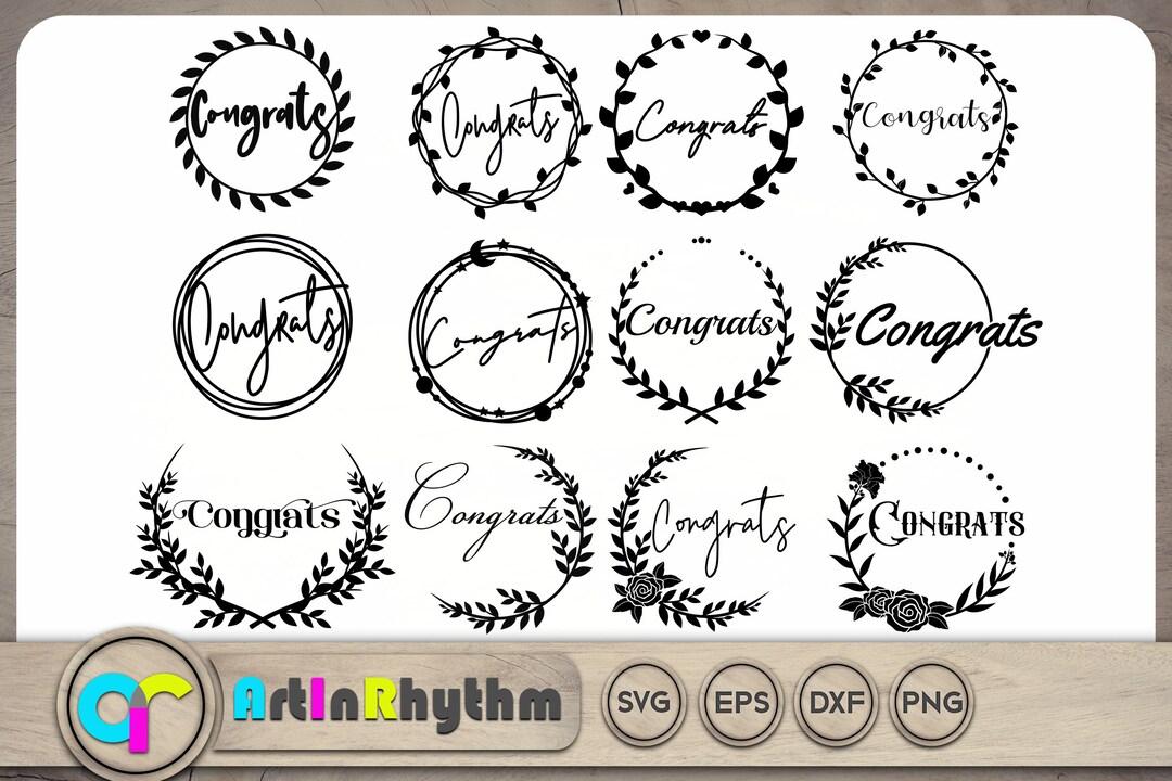 Congrats Svg Bundle Congratulation Svg Bundle Congratulation - Etsy