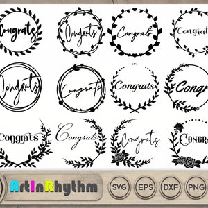Congrats Svg Bundle Congratulation Svg Bundle Congratulation - Etsy