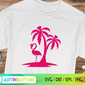 Flamingo Split Frame Monogram Svg Bundle Summer Flamingo | Etsy