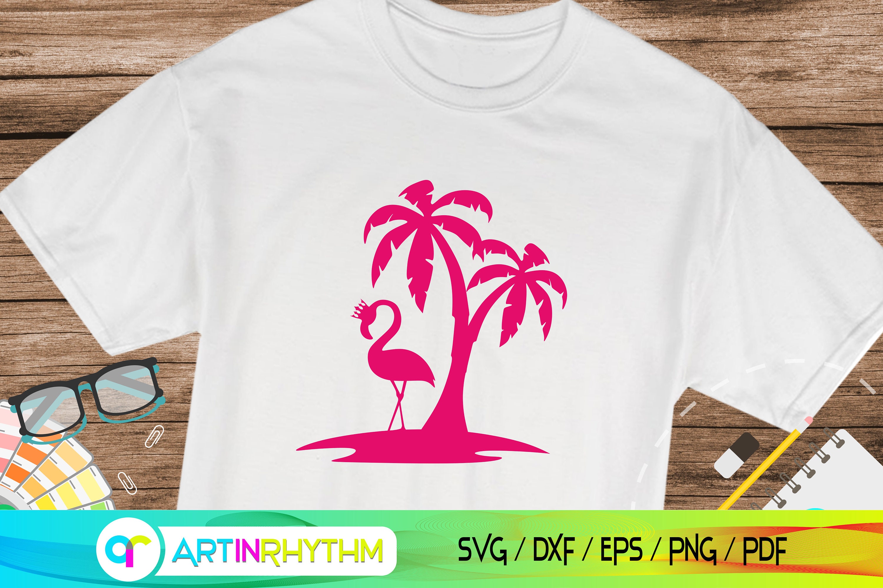 Flamingo Split Frame Monogram Svg Bundle Summer Flamingo - Etsy