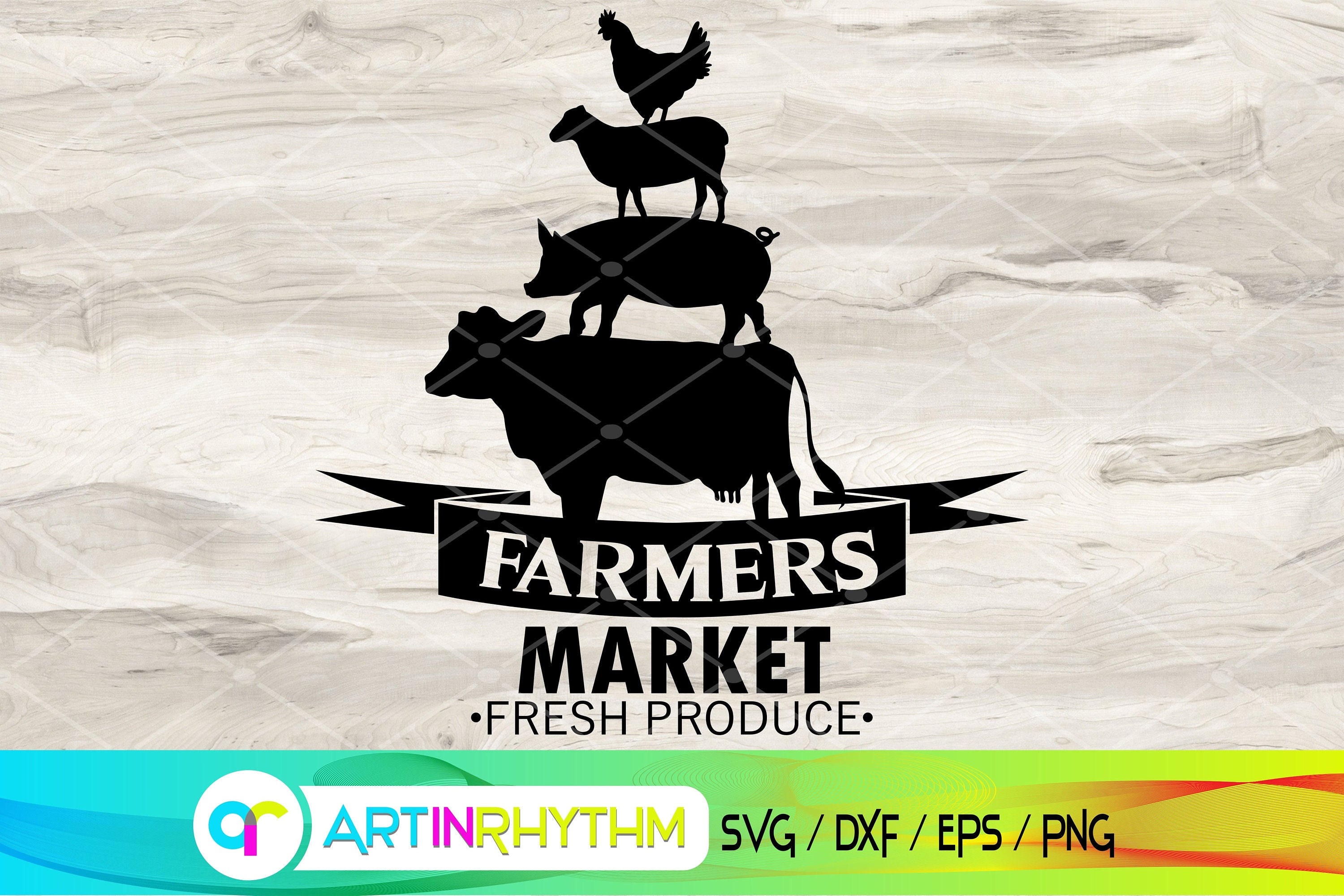 Farmers Market Sign Svg Bundle Poultry Shop Sign Svg Butcher | Etsy