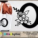 Letter O Svg Floral Letter O Alphabet Svg Letter Svg - Etsy