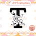 Letter T Svg, Floral Letter T, Alphabet Svg, Letter Svg, Letter ...
