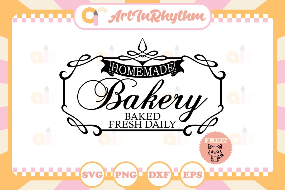 Bakery Svg Bakeshop Svg Bakery Shop Svg Bakery Sign Bakery - Etsy