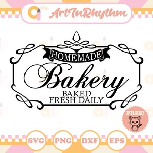 Bakery Svg, Bakeshop Svg, Bakery Shop Svg, Bakery Sign, Bakery Shop ...