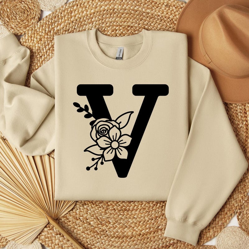 Monogram Letter V - Etsy