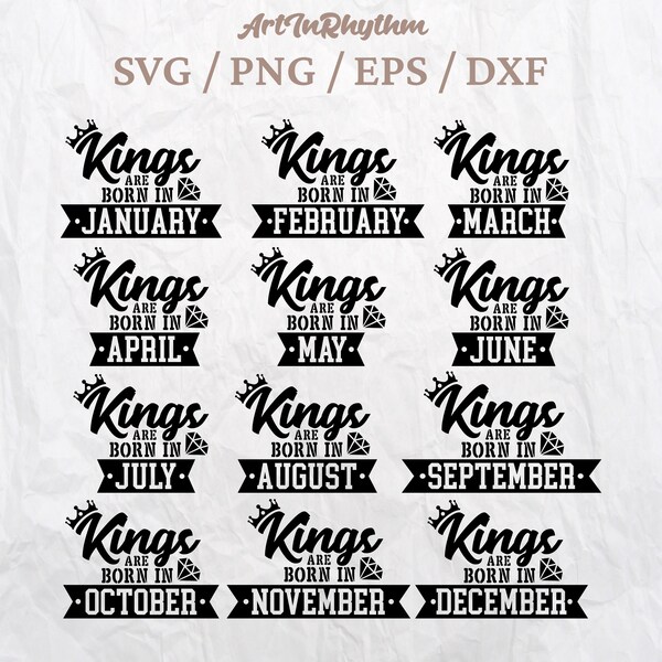 Kings Are Born Svg - Etsy