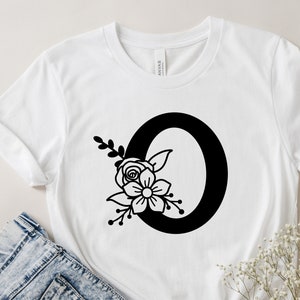 Letter O Svg Floral Letter O Alphabet Svg Letter Svg - Etsy