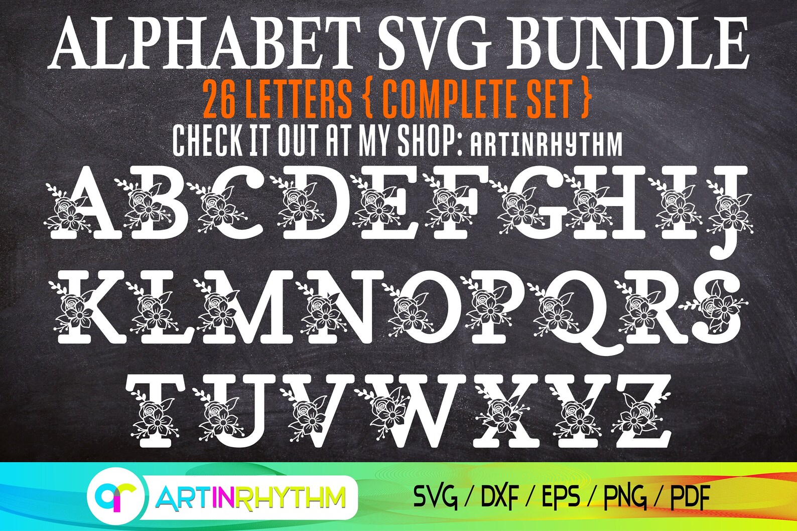 Letter Q Svg Floral Letter Q Alphabet Svg Letter Svg | Etsy