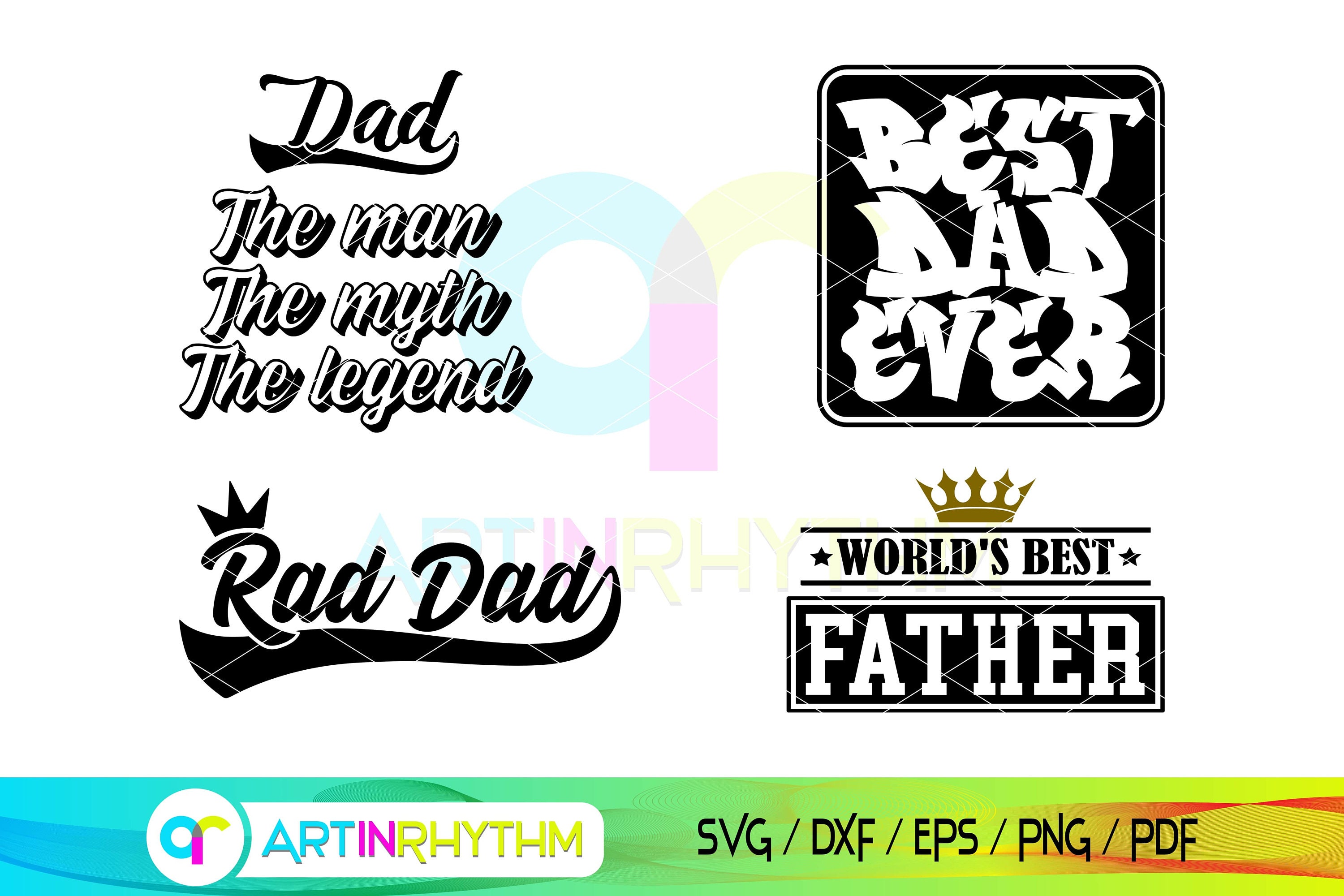 Dad Svg Bundle Father Svg Dad Svg Father's Day Svg Dad - Etsy UK