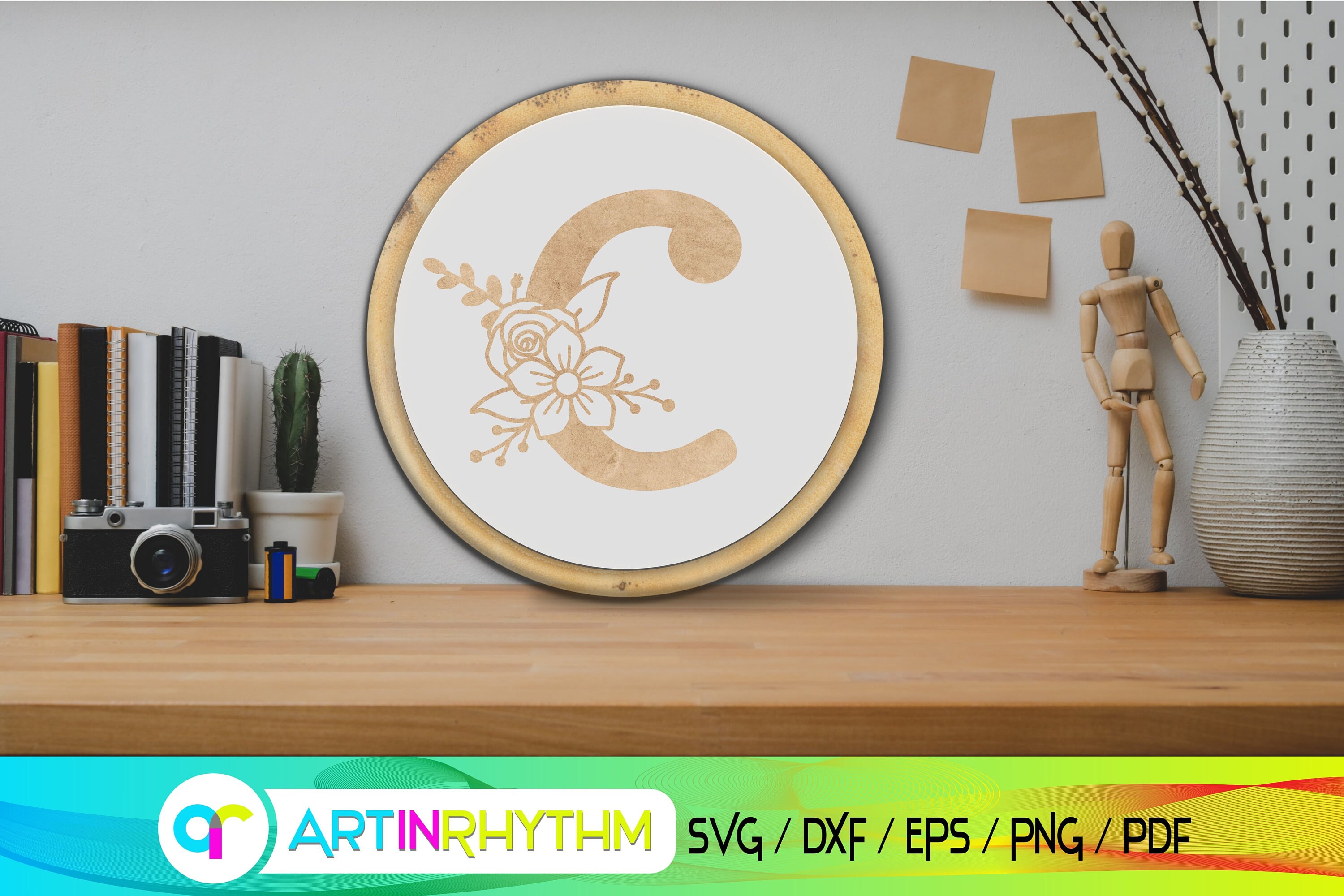 Letter C Svg Floral Letter C Alphabet Svg Letter Svg - Etsy