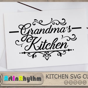 Grandma's Kitchen Svg Kitchen Svg Kitchen Decor Kitchen - Etsy