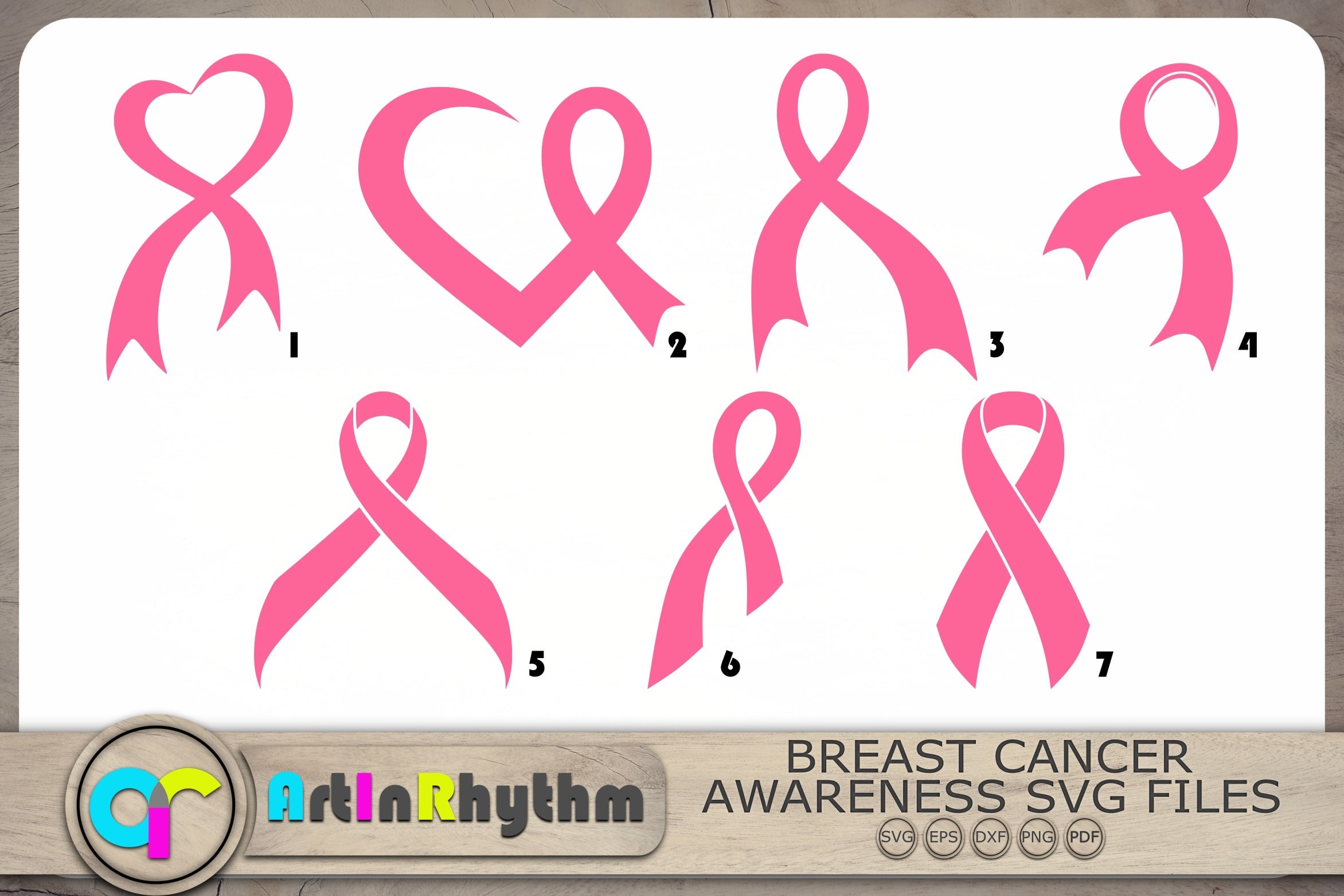 Pink Ribbon Svg Bundle Breast Cancer Svg Pink Ribbons Svg - Etsy