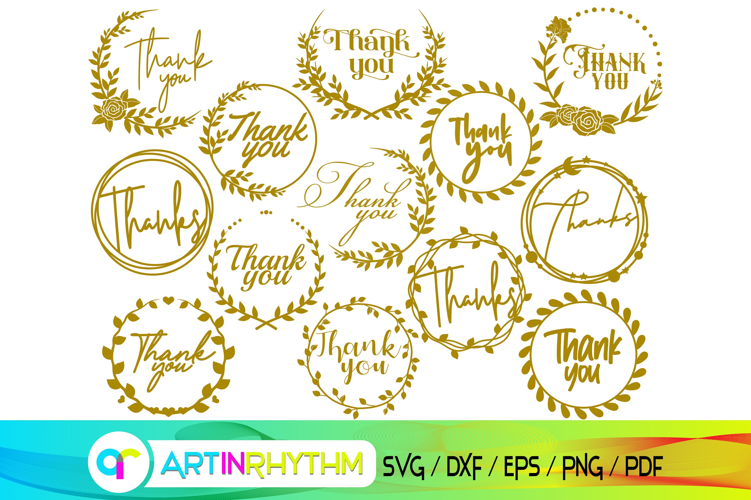 Thank You Svg Bundle Thank You Svg Thank You Thank You - Etsy