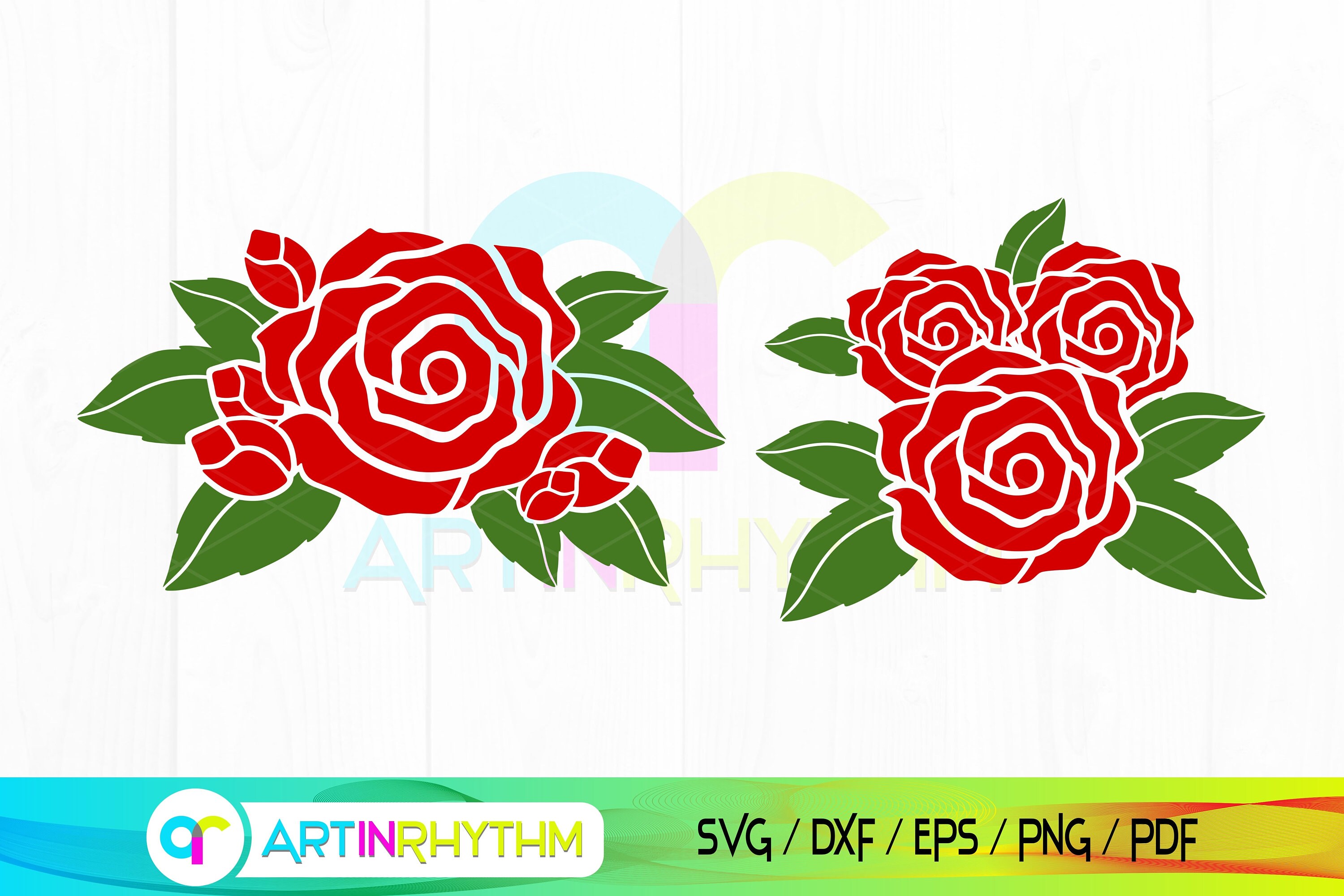 Red Roses Svg Red Rose Svg Rose Svg Cut Files Roses Svg - Etsy UK