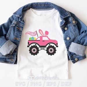 Easter Svg, Easter Bunny Truck Svg, Easter Truck Svg, Easter Truck Svg ...