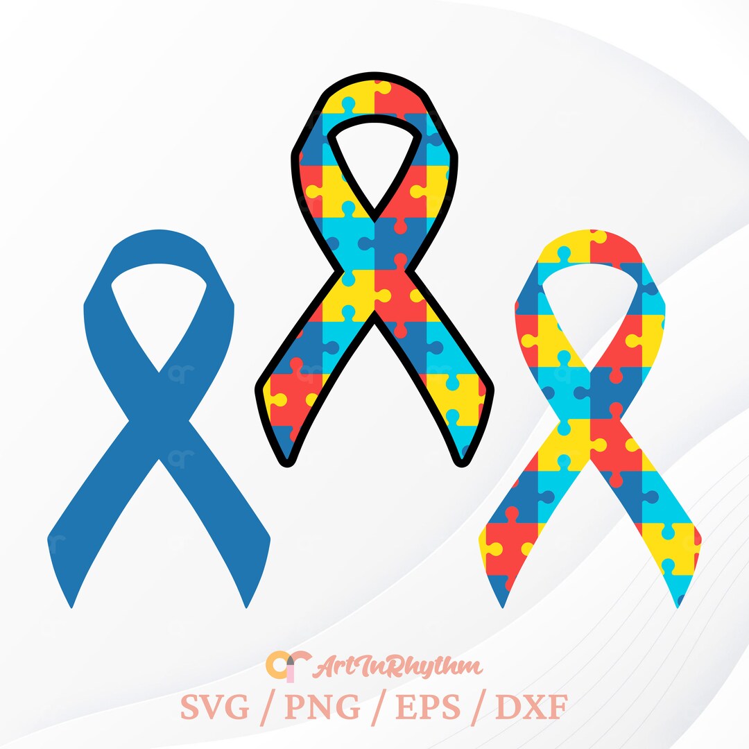 Autism Svg, Autism Ribbon Svg, Ribbons Svg, Autism Awareness Svg, April ...