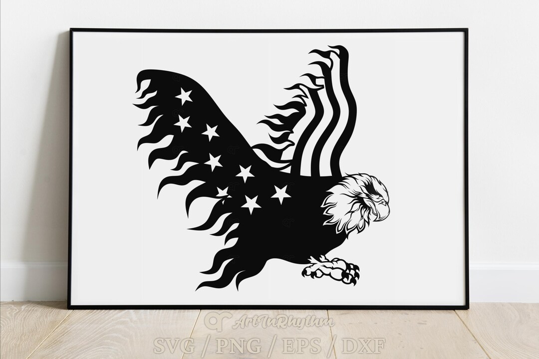 American Eagle Svg, 4th of July Svg, Independence Day Svg, Patriotic ...