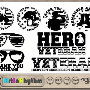 Happy Veterans Day SVG Bundle, America Veterans Day Svg, Army Veteran ...