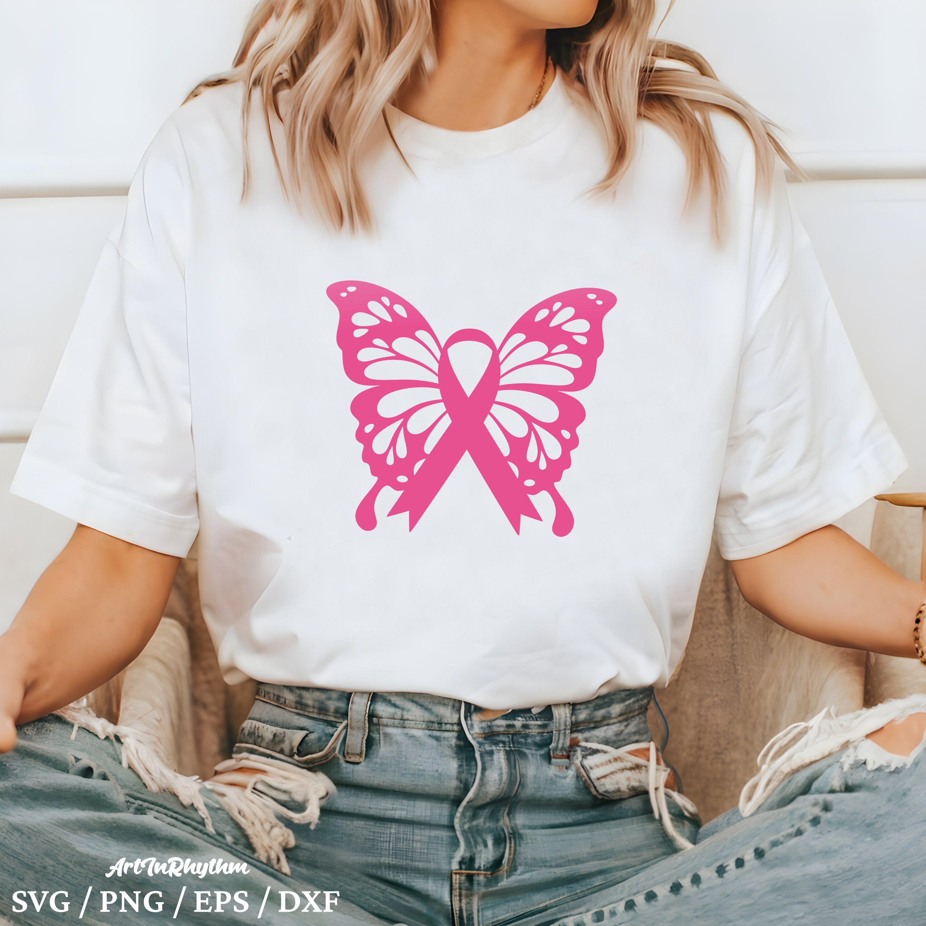 Pink Ribbon Svg, Breast Cancer Awareness Svg, Breast Cancer Svg ...