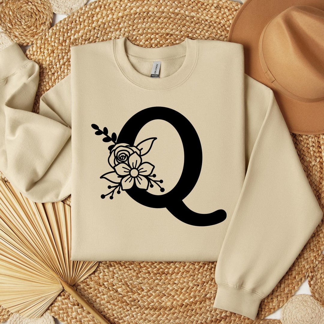 Letter Q Svg, Floral Letter Q, Alphabet Svg, Letter Svg, Letter ...