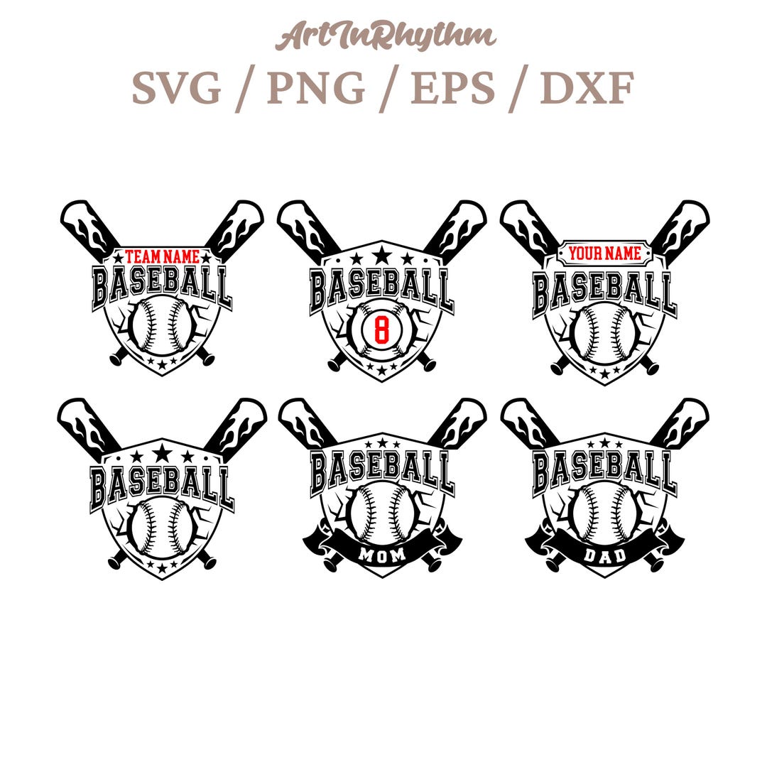 Baseball Svg, Baseball Shirt Logo Svg, Baseball Team Name, Baseball ...