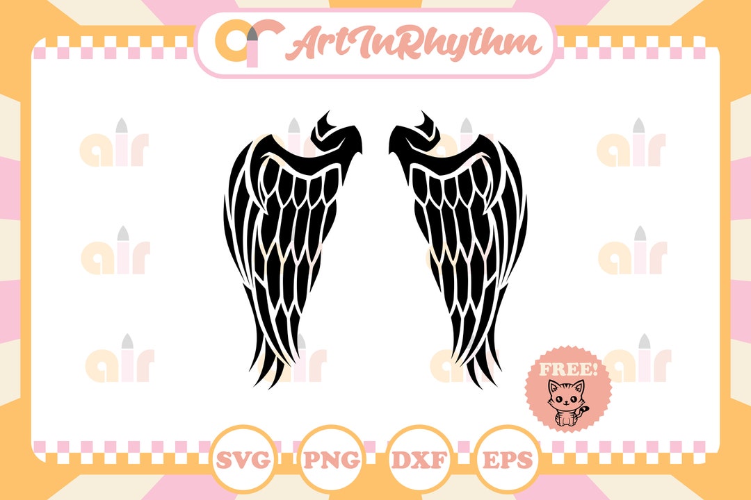 Alas de ángel svg alas svg alas de ángel clip arts ala svg - Etsy México