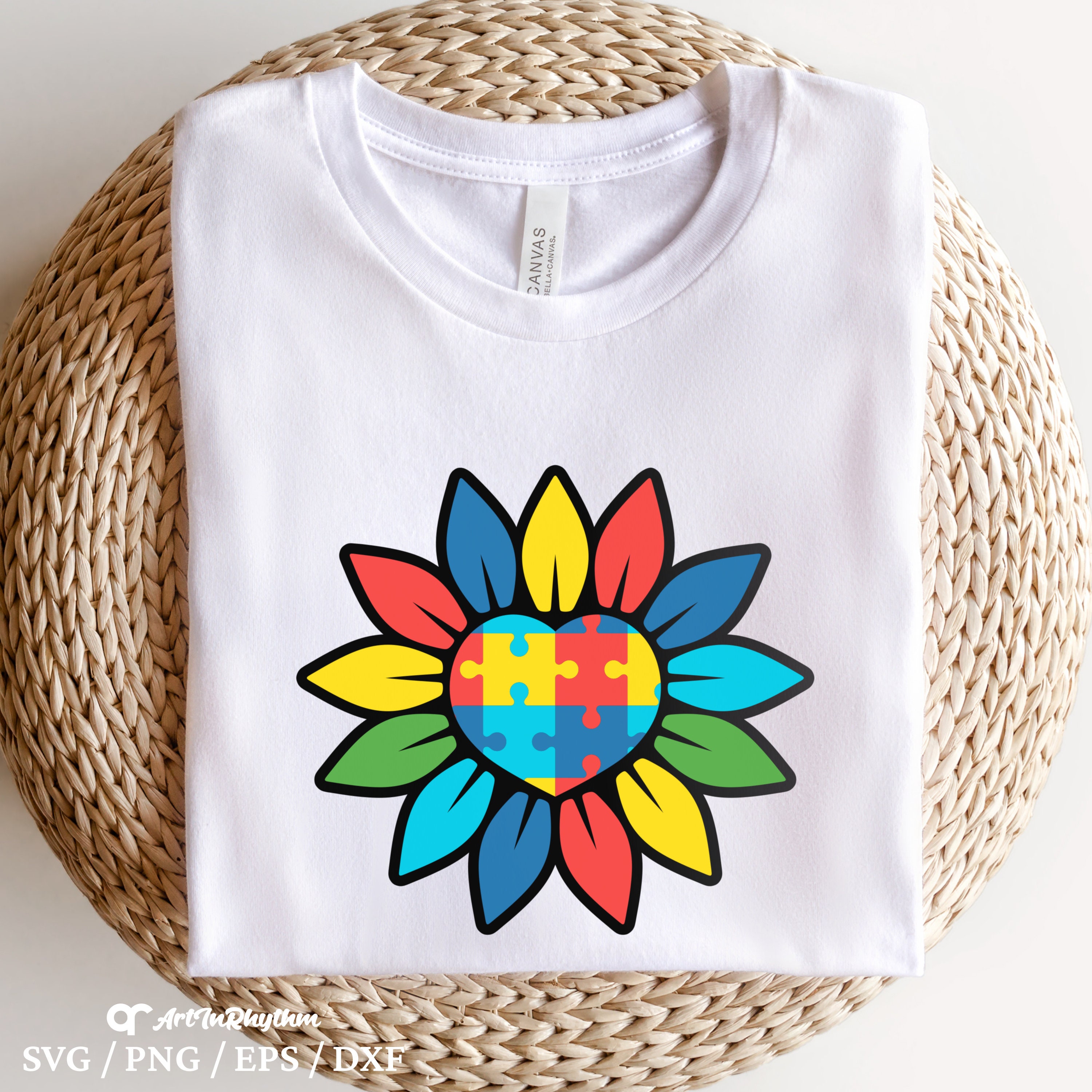 Autism Svg, Autism Sunflower Svg, Autism Awareness Svg, Autism Clipart ...
