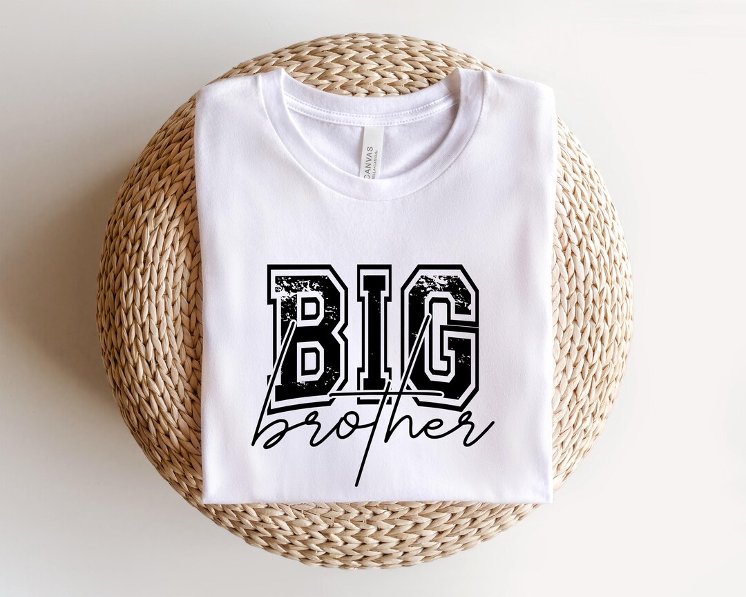 Big Brother Varsity Outline Svg, Distressed College Big Brother Svg ...