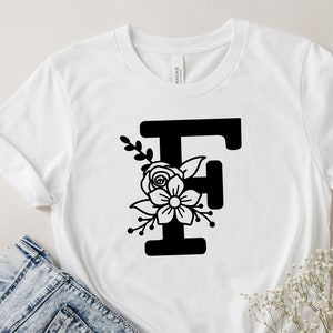 Letter F Svg Floral Letter F Alphabet Svg Letter Svg | Etsy
