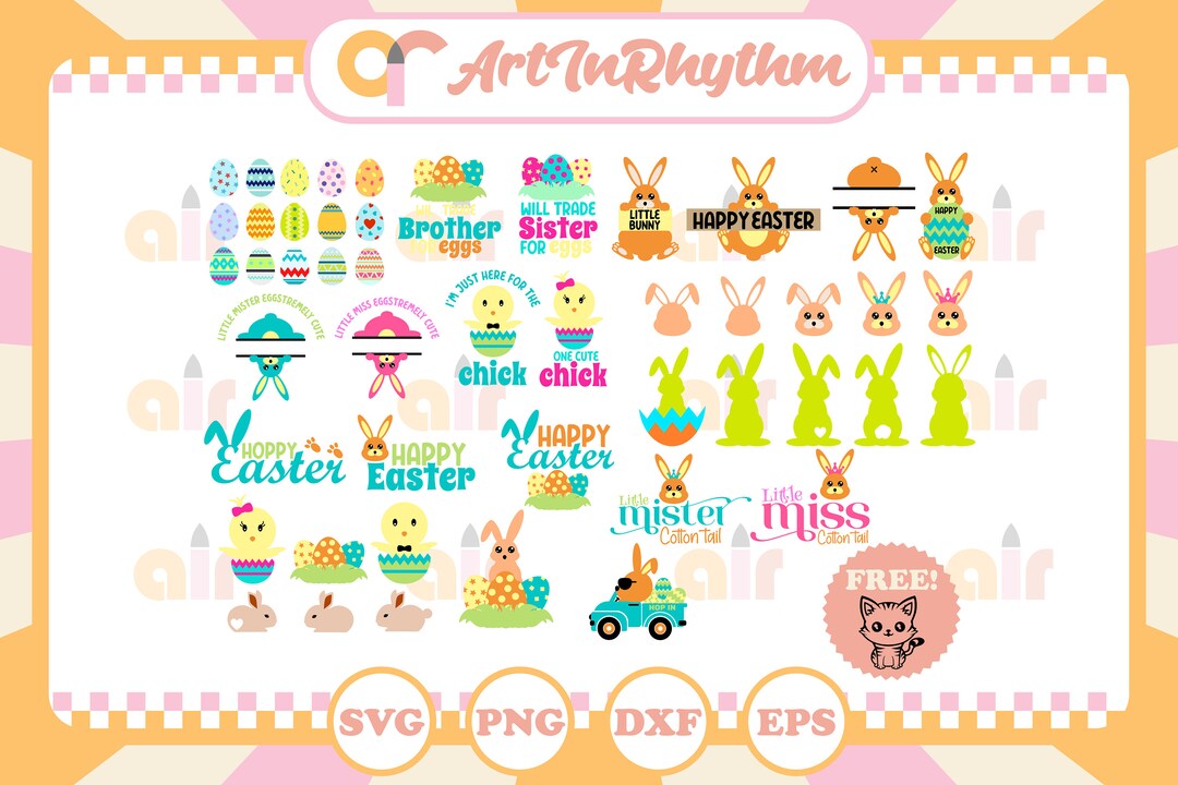 Happy Easter Day SVG Bundle, Easter Bunny Svg Bundle, Easter Eggs Svg Bundle, Easter Funny Shirt ...