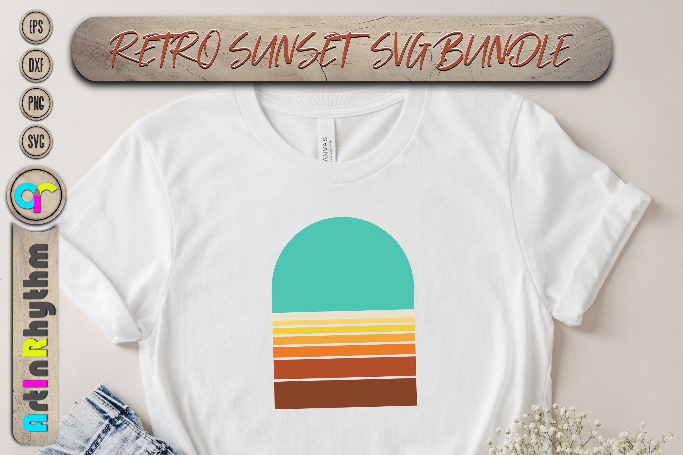 50 Sunset SVG Bundle Vintage Retro Sunset SVG Retro Vintage - Etsy