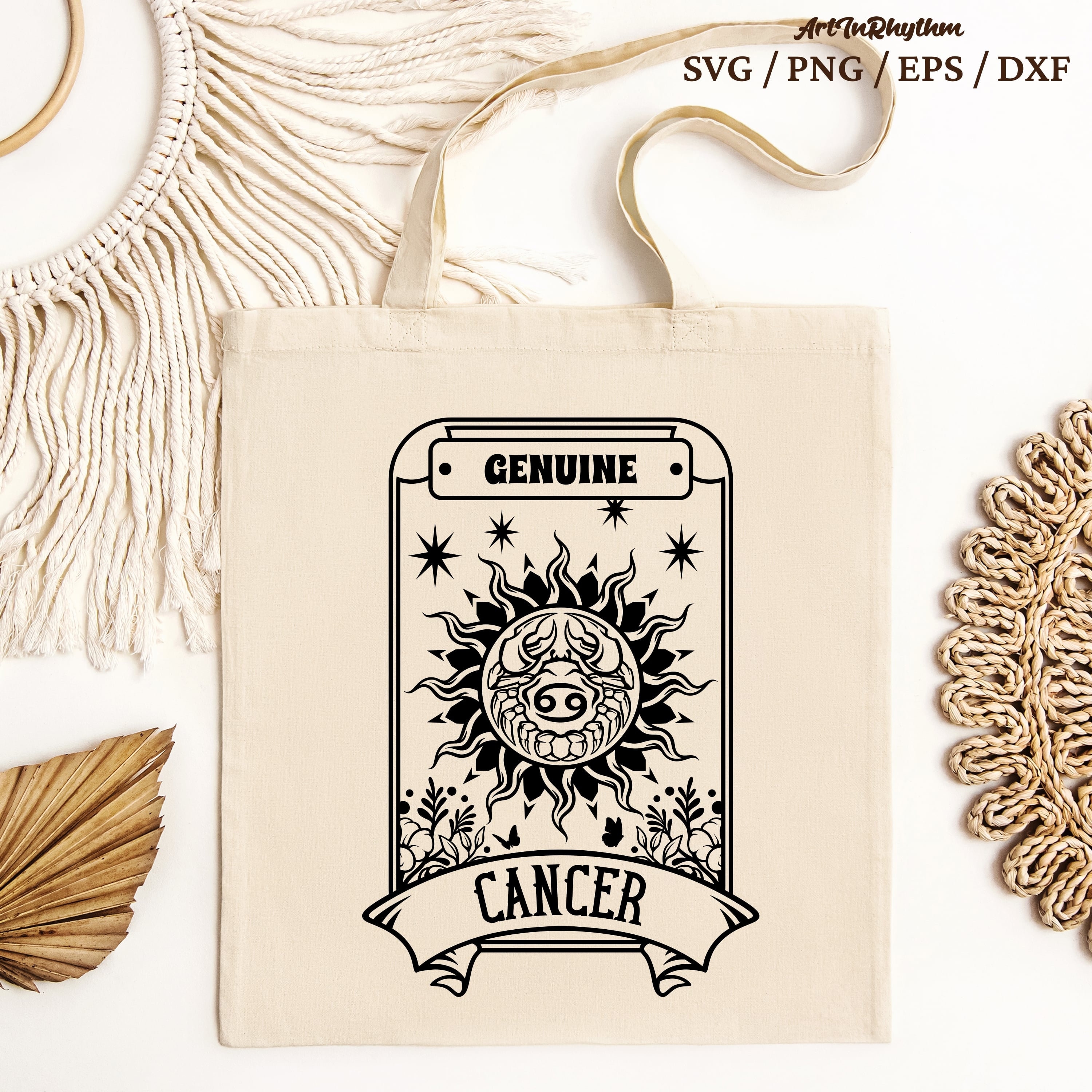 Cancer Zodiac Sign Tarot Card, Cancer Horoscope Sign Svg, Cancer ...