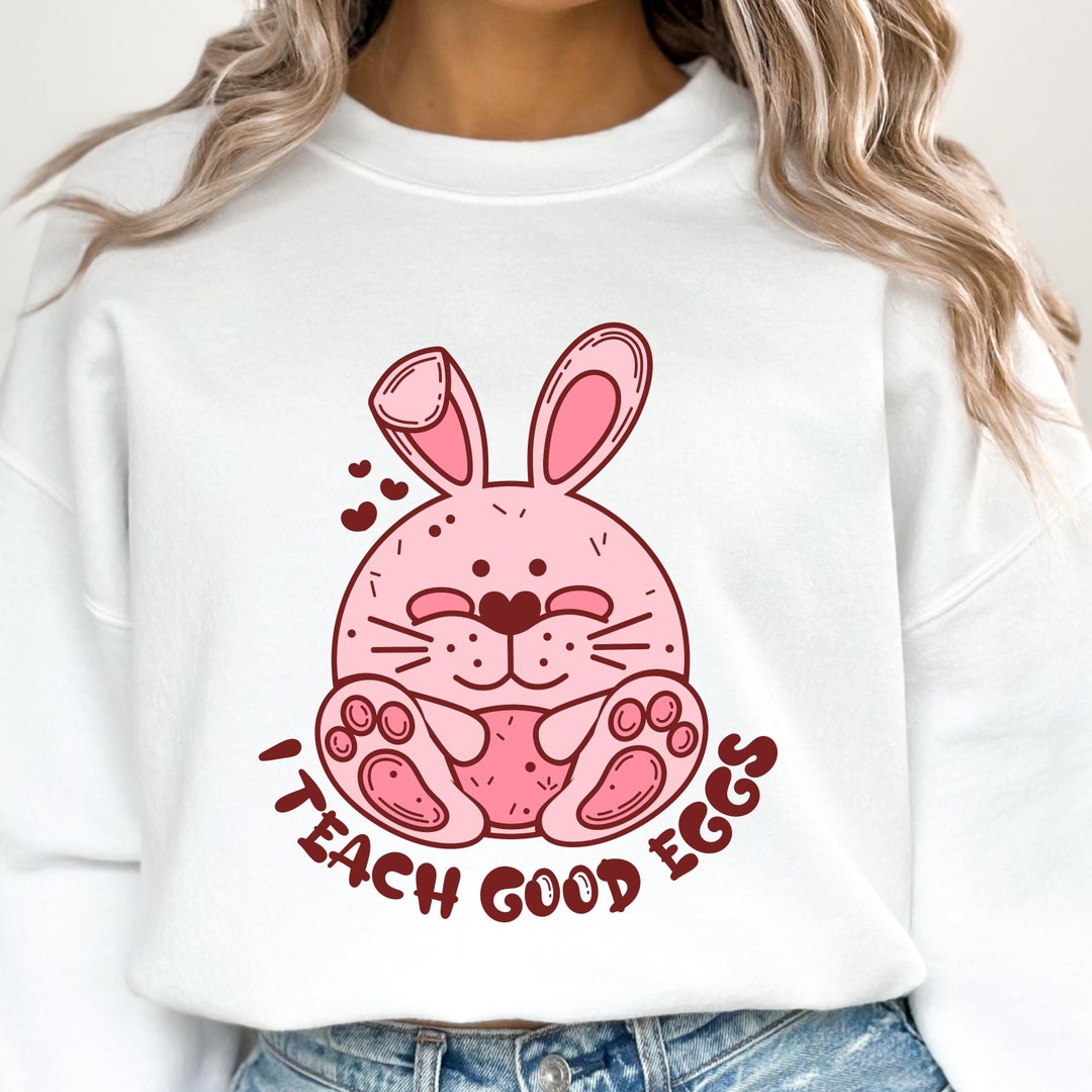 Easter Bunny Svg, I Teach Good Eggs Svg, Teacher Easter Svg, Happy ...