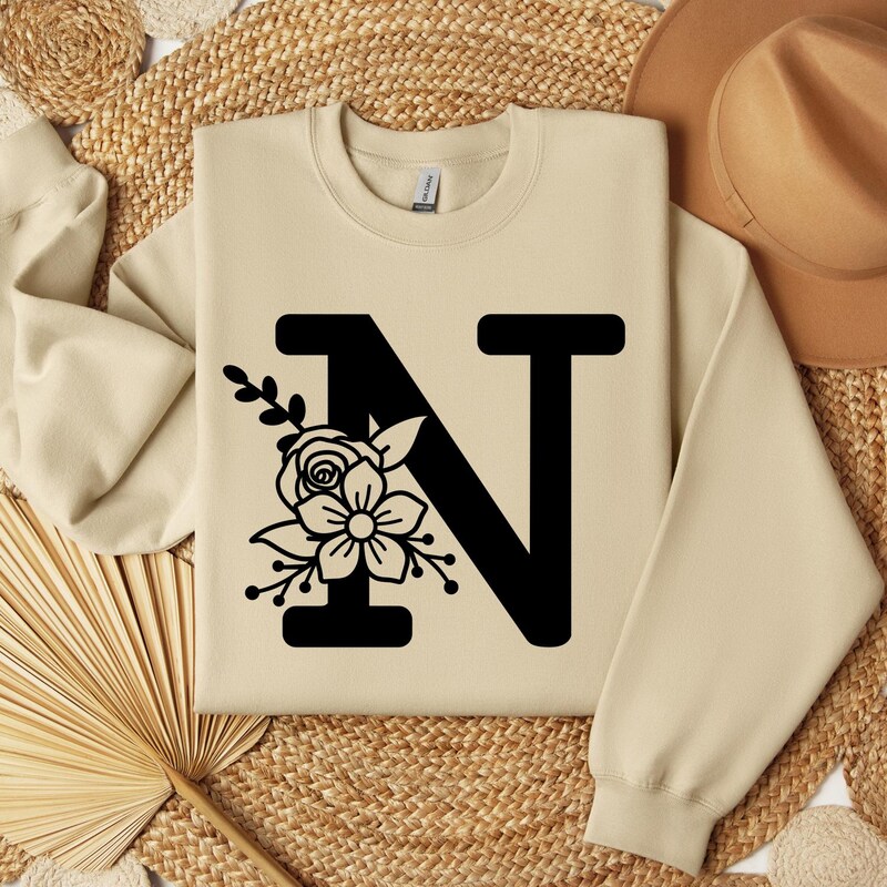 Monogram Letter N - Etsy
