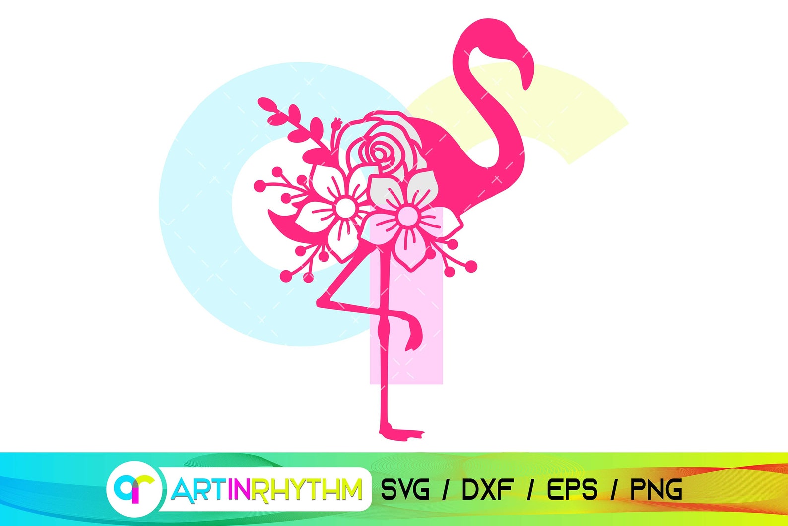 Flamingo Flamingo Svg Flamingo Cut Files Floral Flamingo - Etsy