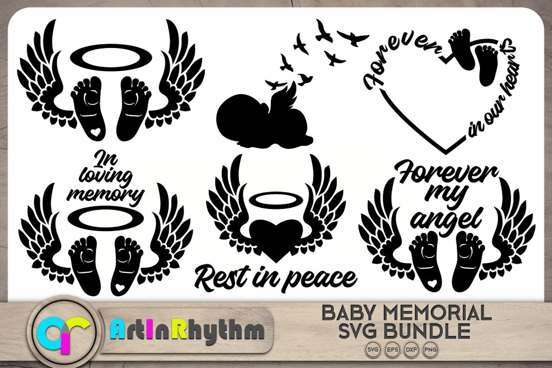 Baby Footprint Miscarriage SVG Baby Loss Svg Baby Footprint - Etsy