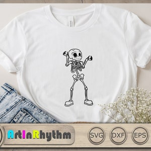 Cute Skeleton Svg Skeleton Svg Halloween Svg Happy - Etsy