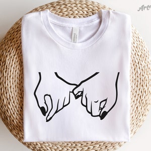 Holding Hands Svg Bundle, Pinky Promise Svg, Handshake Svg, Finger ...